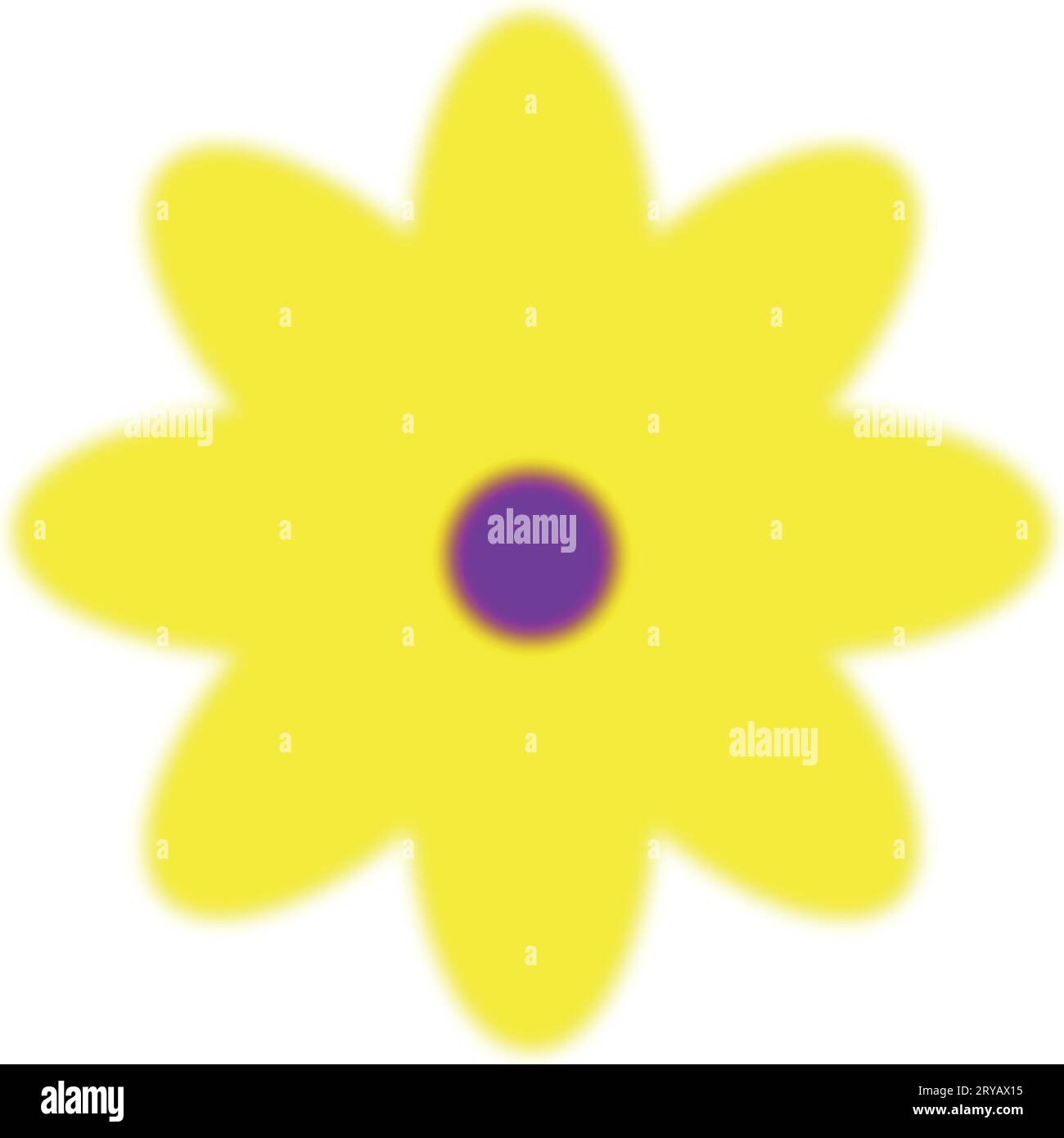 Y2K Blurred flower isolated illustration Stock Vector Image & Art - Alamy