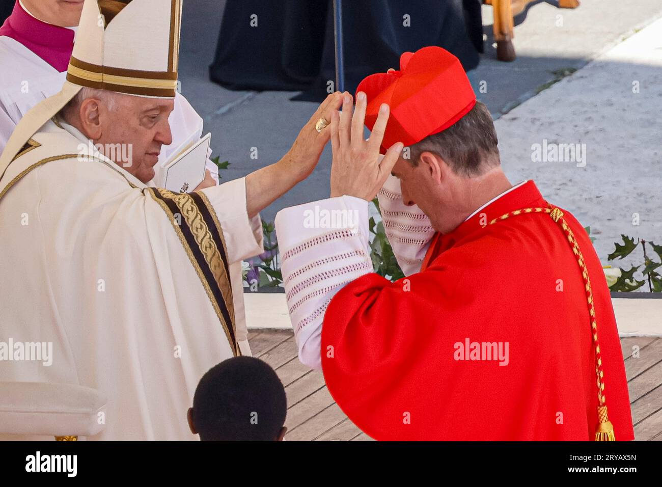 Newly elected Cardinal François-Xavier Bustillo, Bishop of Ajaccio ...