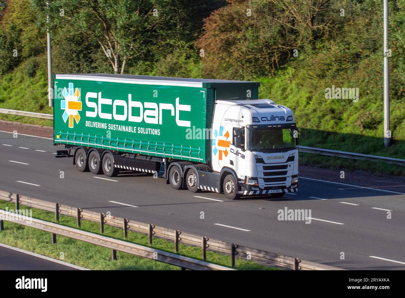 Eddie Stobart heavy goods & commercial traffic. Culina haulage, lorry ...
