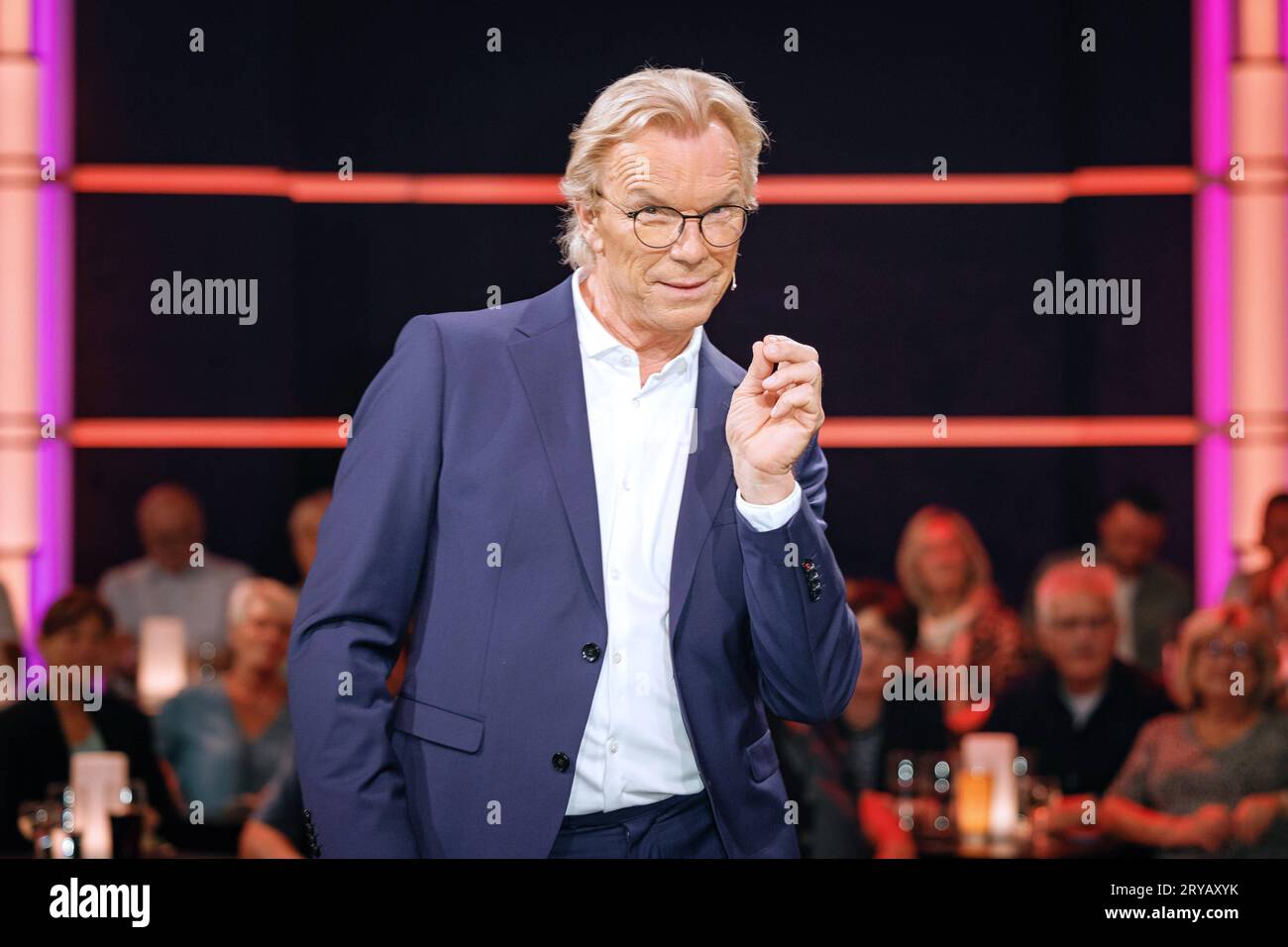 MDR - Riverboat. Moderator Wolfgang Lippert anläßlich der Aufzeichnung ...