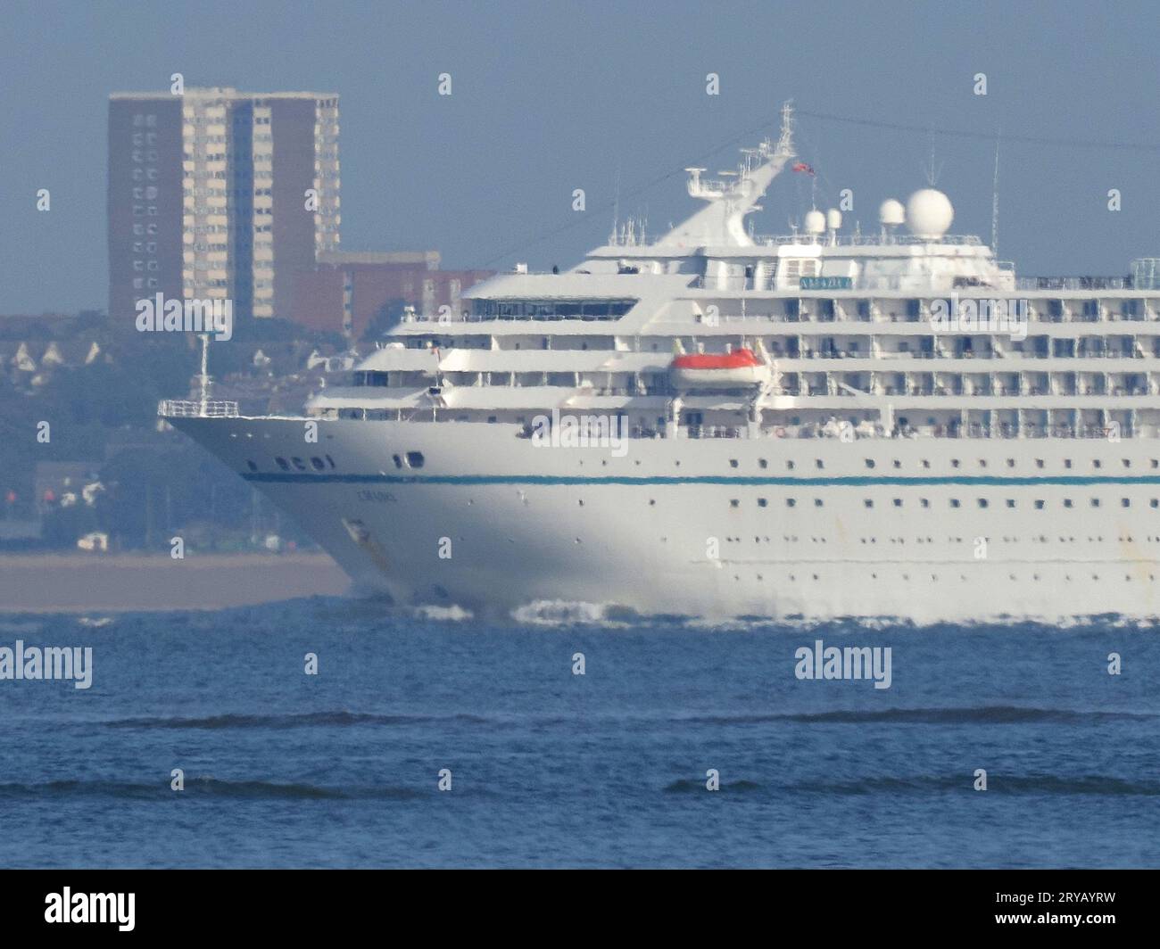 Sheerness, Kent, UK. 30th Sep, 2023. Cruise ship Amadea (chartered by ...