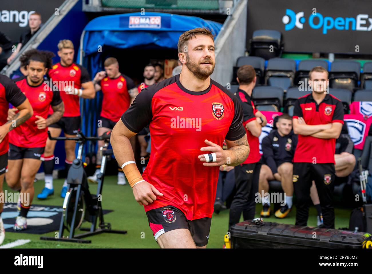 Salford Red Devils Vs Wigan Warriors 2023 - DW Stadium, Wigan. Betfred Super League Game. United ...