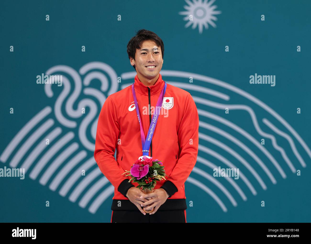 Hangzhou, China's Zhejiang Province. 30th Sep, 2023. Silver medallist ...