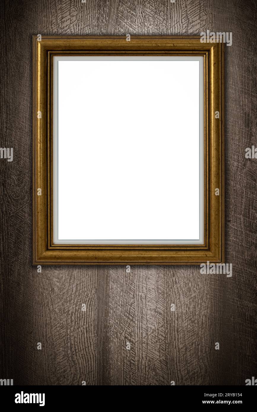 Old picture frame Stock Photo - Alamy
