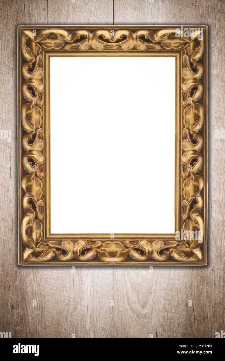 Old picture frame Stock Photo - Alamy