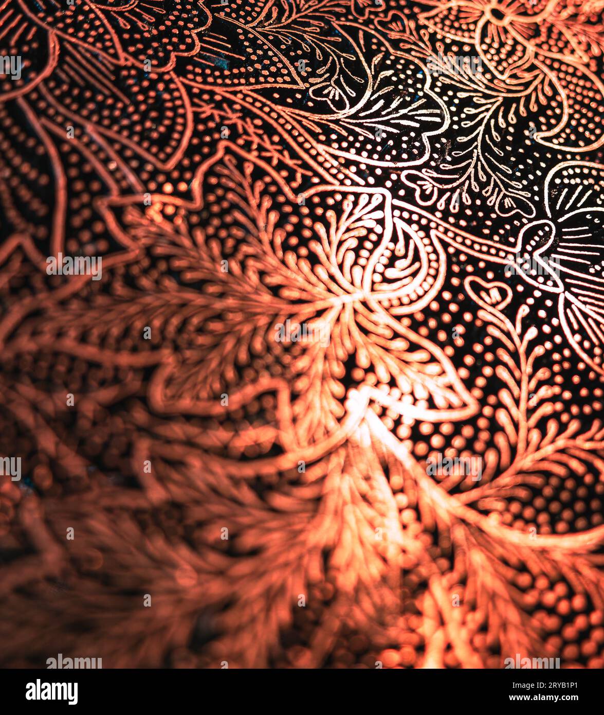 Indonesian Metal Batik Stamps Stock Photo - Alamy