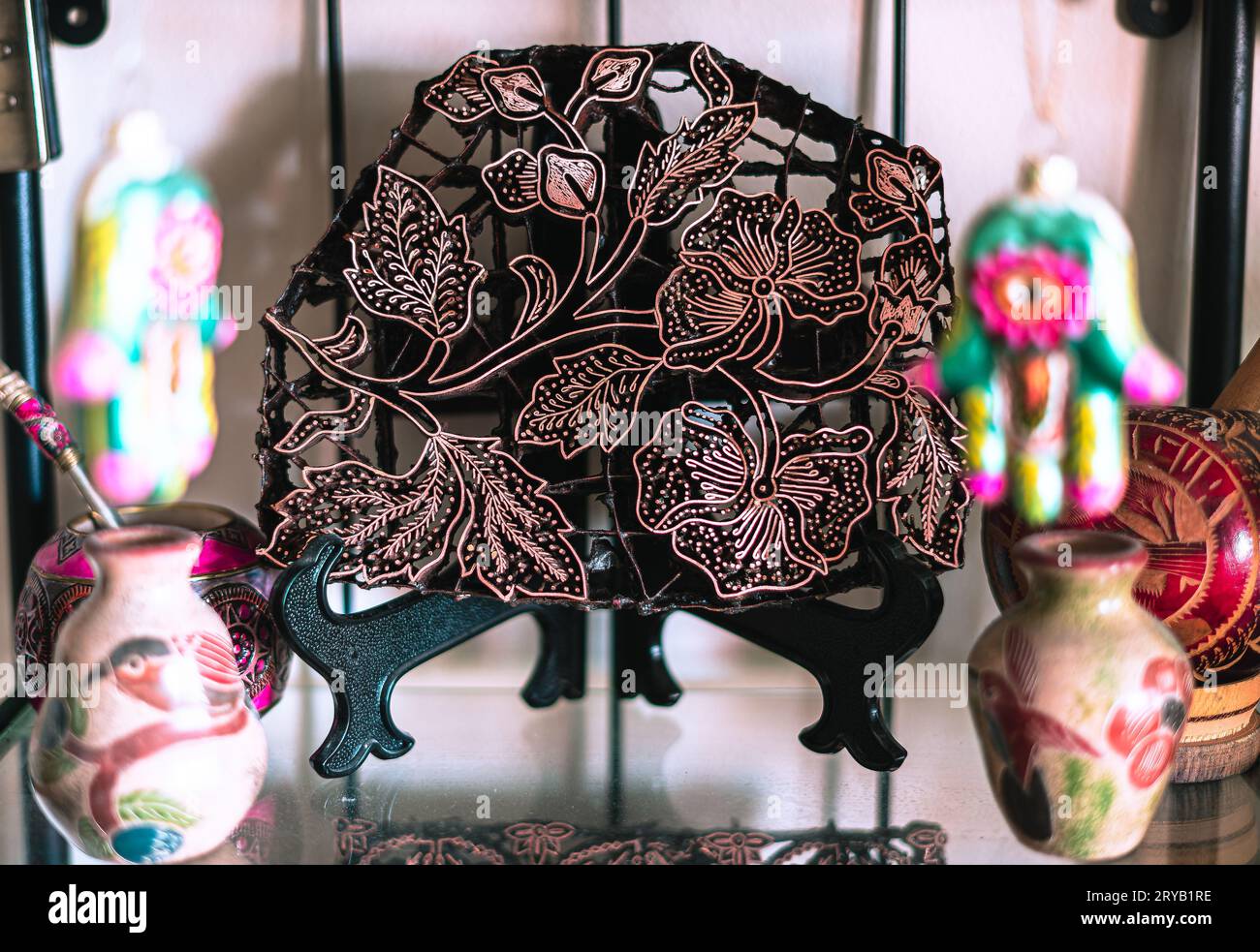 Indonesian Metal Batik Stamps Stock Photo - Alamy