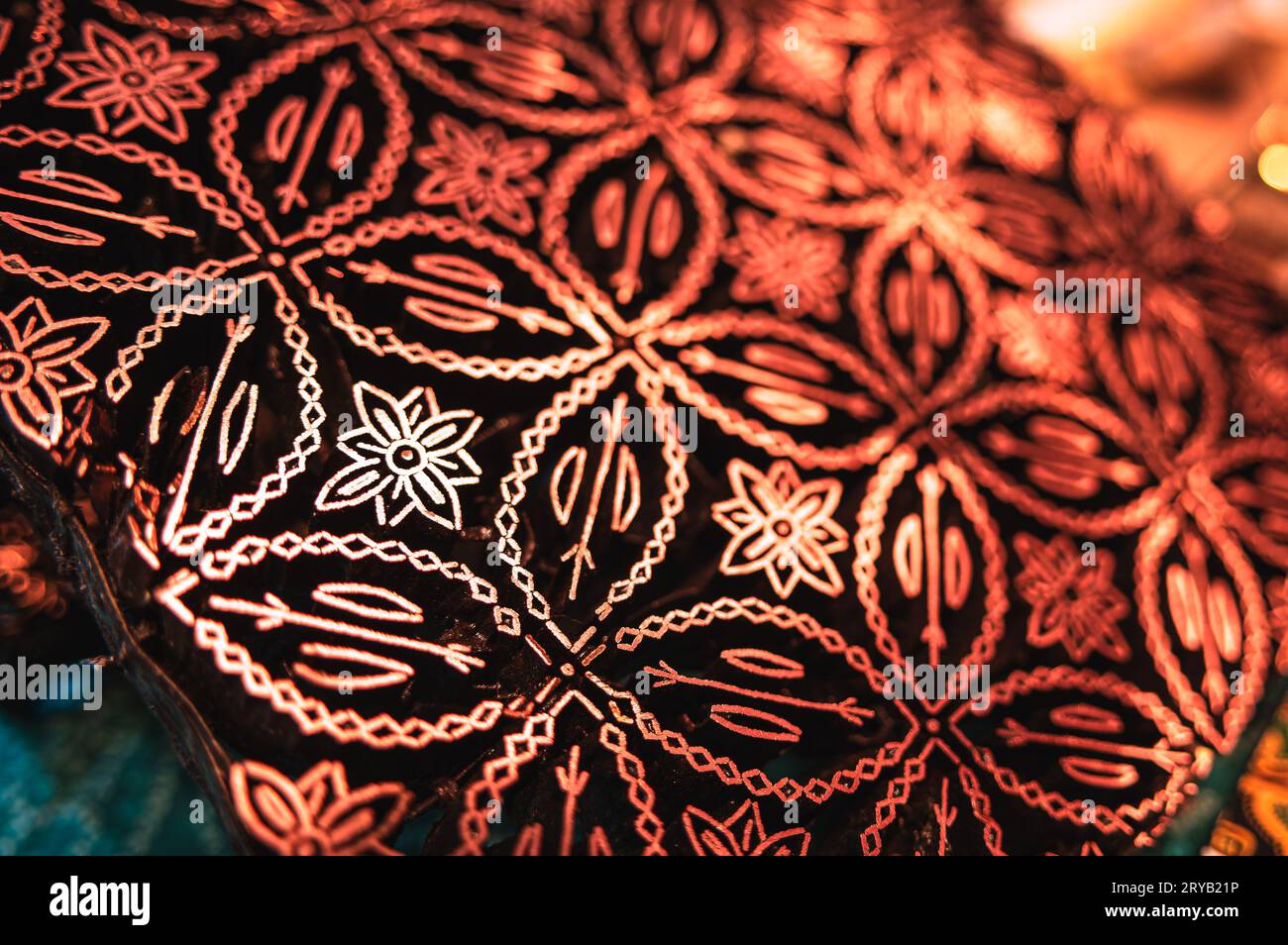 Indonesian Metal Batik Stamps Stock Photo - Alamy