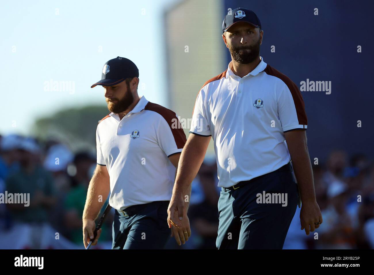 Rome, . 30th Sep, 2023. Rome, Italy 30.09.2023: Jon RAHM, Tyrrell ...