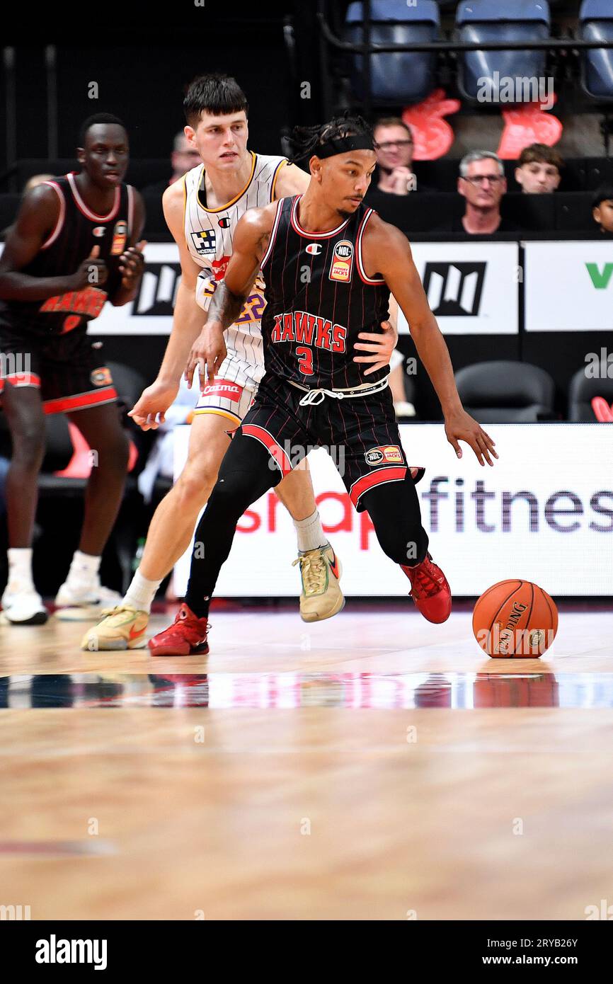 Sydney, Australia. 30th Sep, 2023. Alex Toohey of the Kings and Justin ...