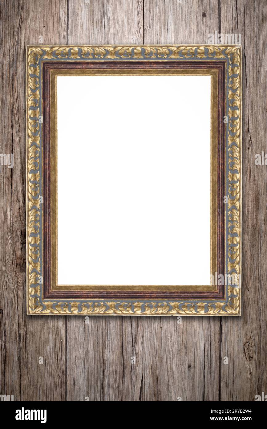 Old picture frame Stock Photo - Alamy
