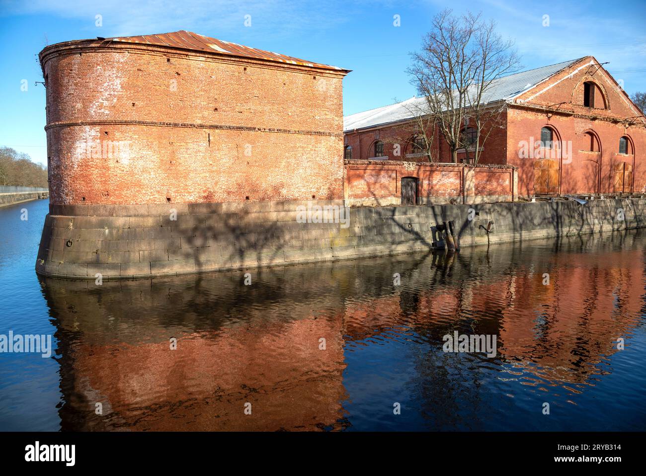 The old buildings of the Admiralty of Peter the Great on the Bypass ...