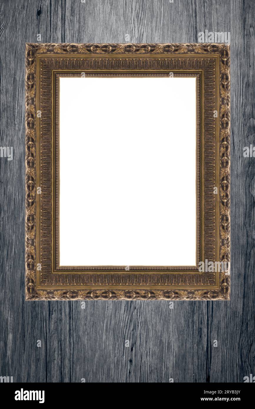 Old picture frame Stock Photo - Alamy