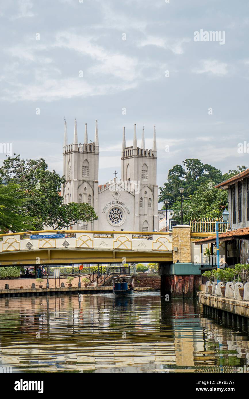 The Malacca River is a river in Malaysia which flows through the middle ...