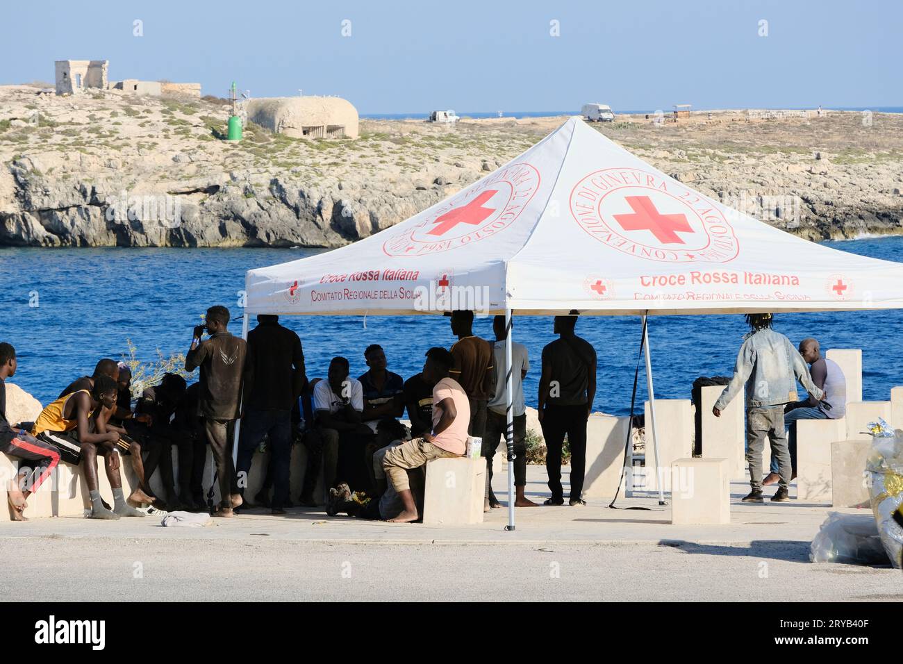 Lampedusa, Province of Agrigento, Italy, Circa September 2023, 7000 ...