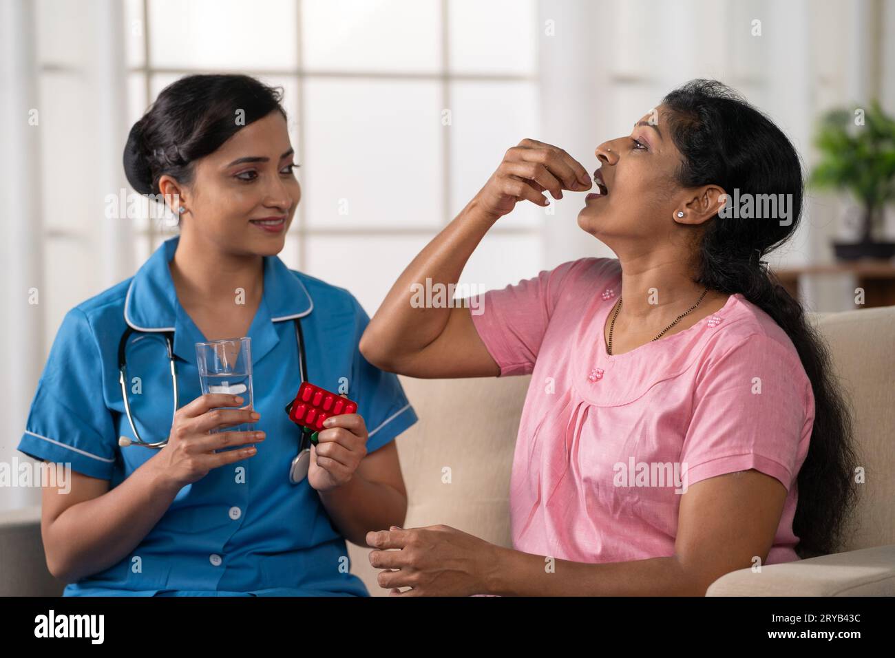 Care giver, india hi-res stock photography and images - Alamy