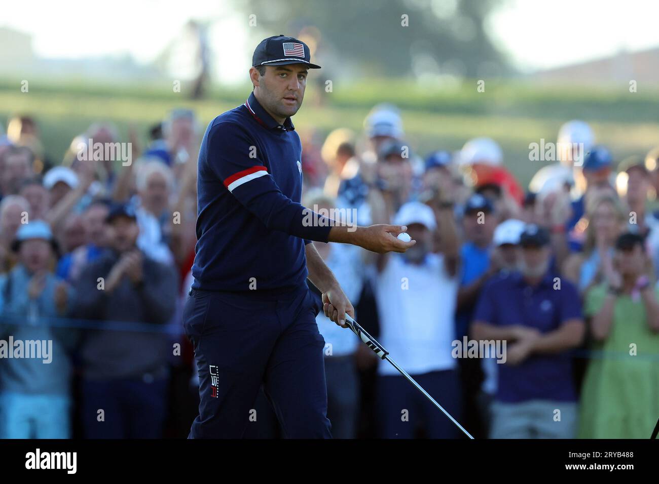Rome, . 30th Sep, 2023. Rome, Italy 30.09.2023: Scottie SCHEFFLER at ...