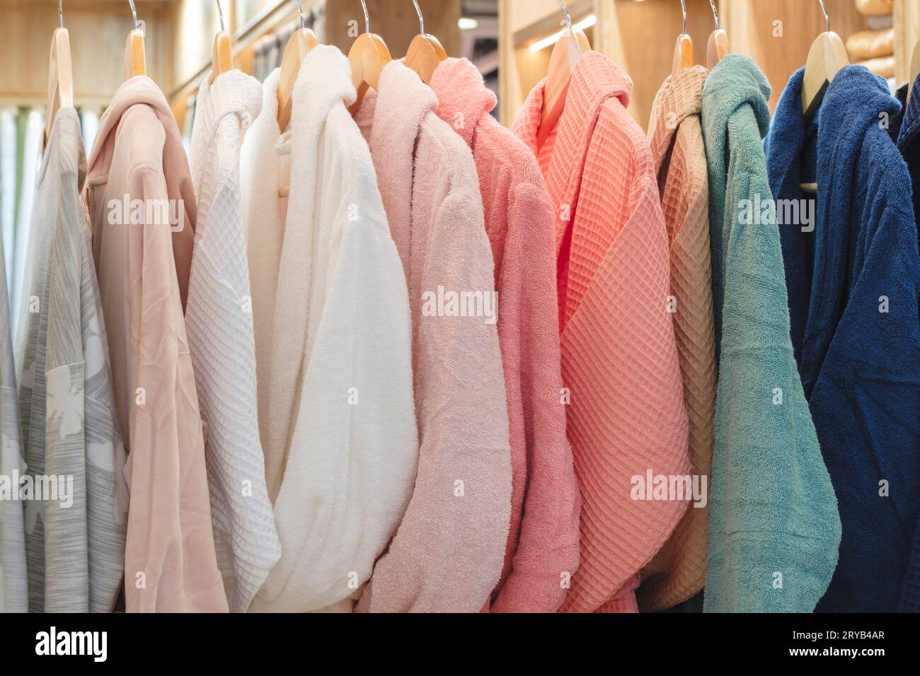 Bathrobe display hi-res stock photography and images - Alamy