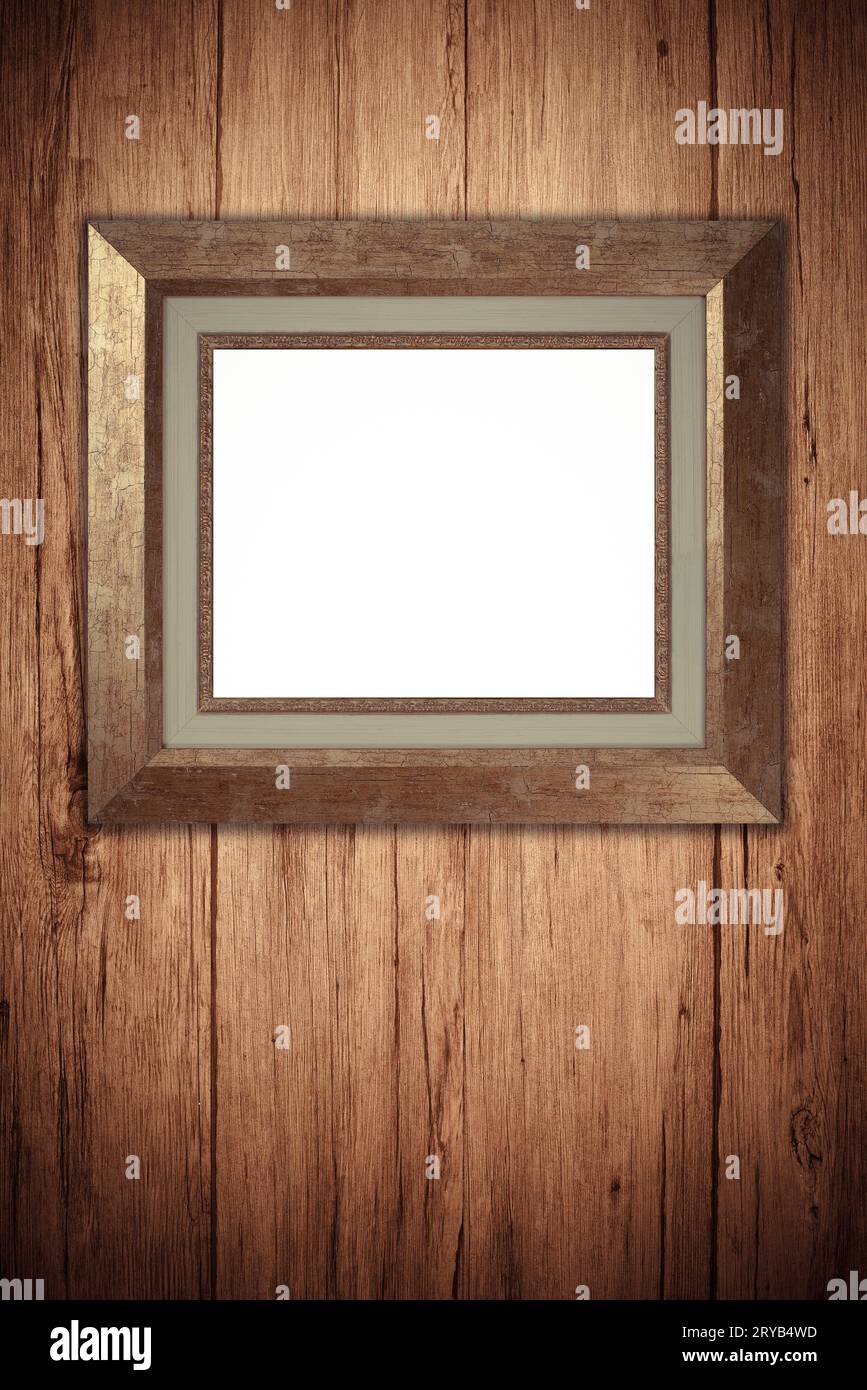 Old picture frame Stock Photo - Alamy