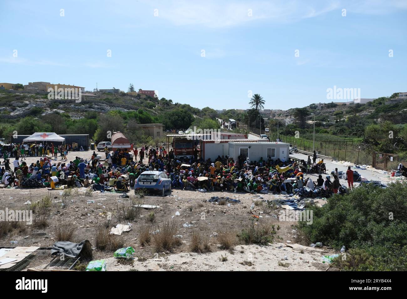 Lampedusa, Province of Agrigento, Italy, Circa September 2023, 7000 ...