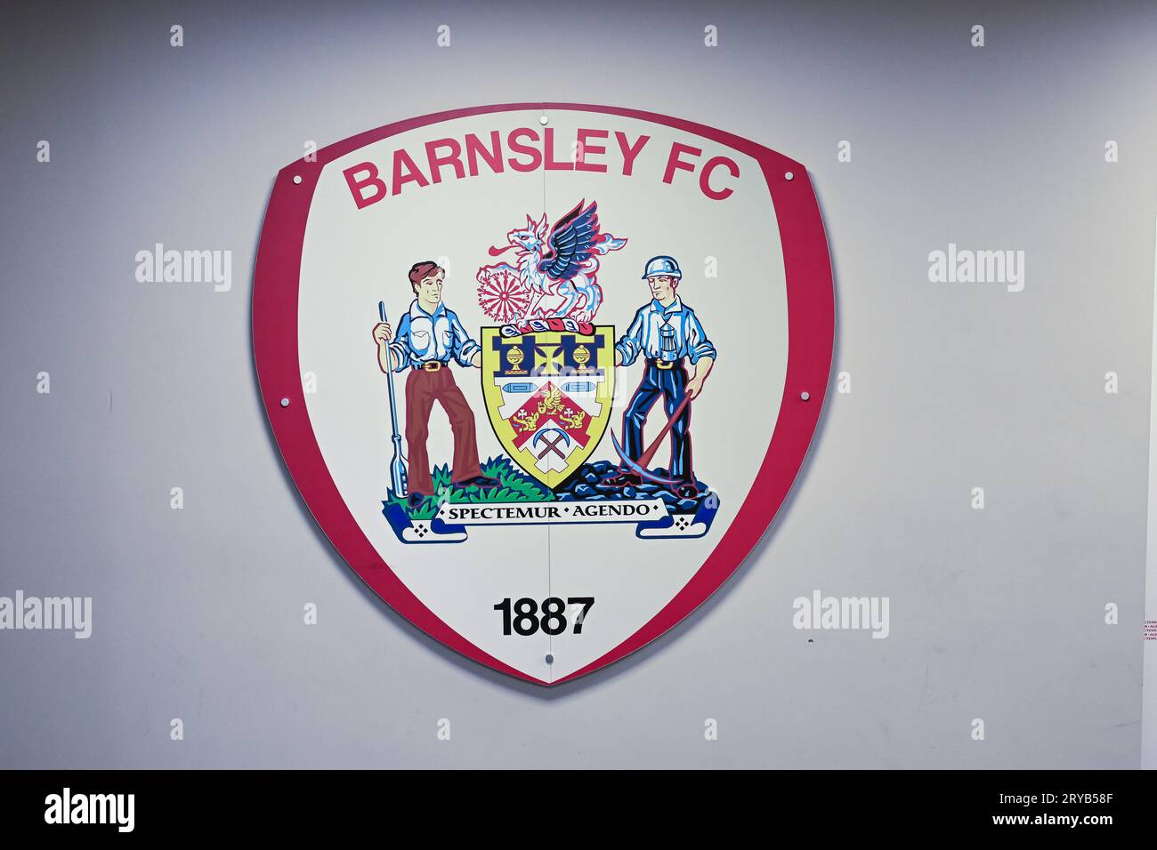 Barnsley fc crest hi-res stock photography and images - Alamy