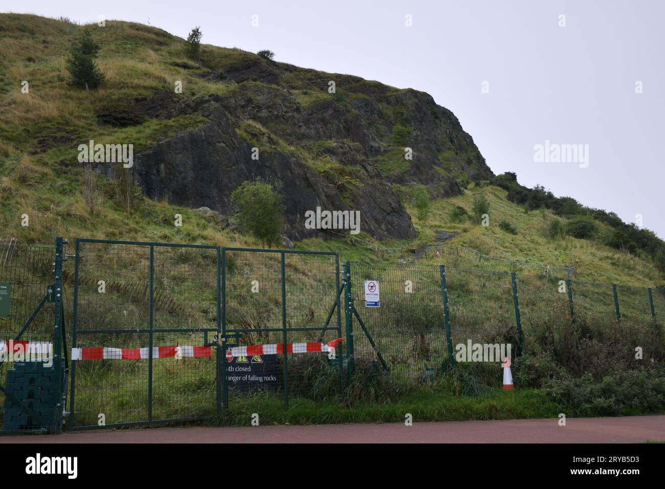 Edinburgh Scotland, UK 30 September 2023. Holyrood Park with the ...