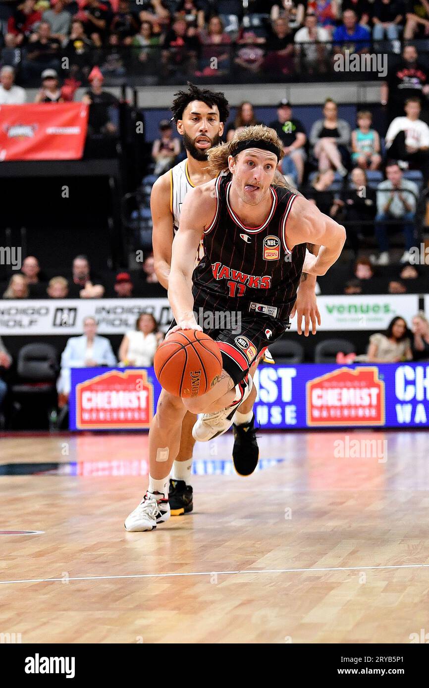 Sydney, Australia. 30th Sep, 2023. Daniel Grida of the Hawks during the ...