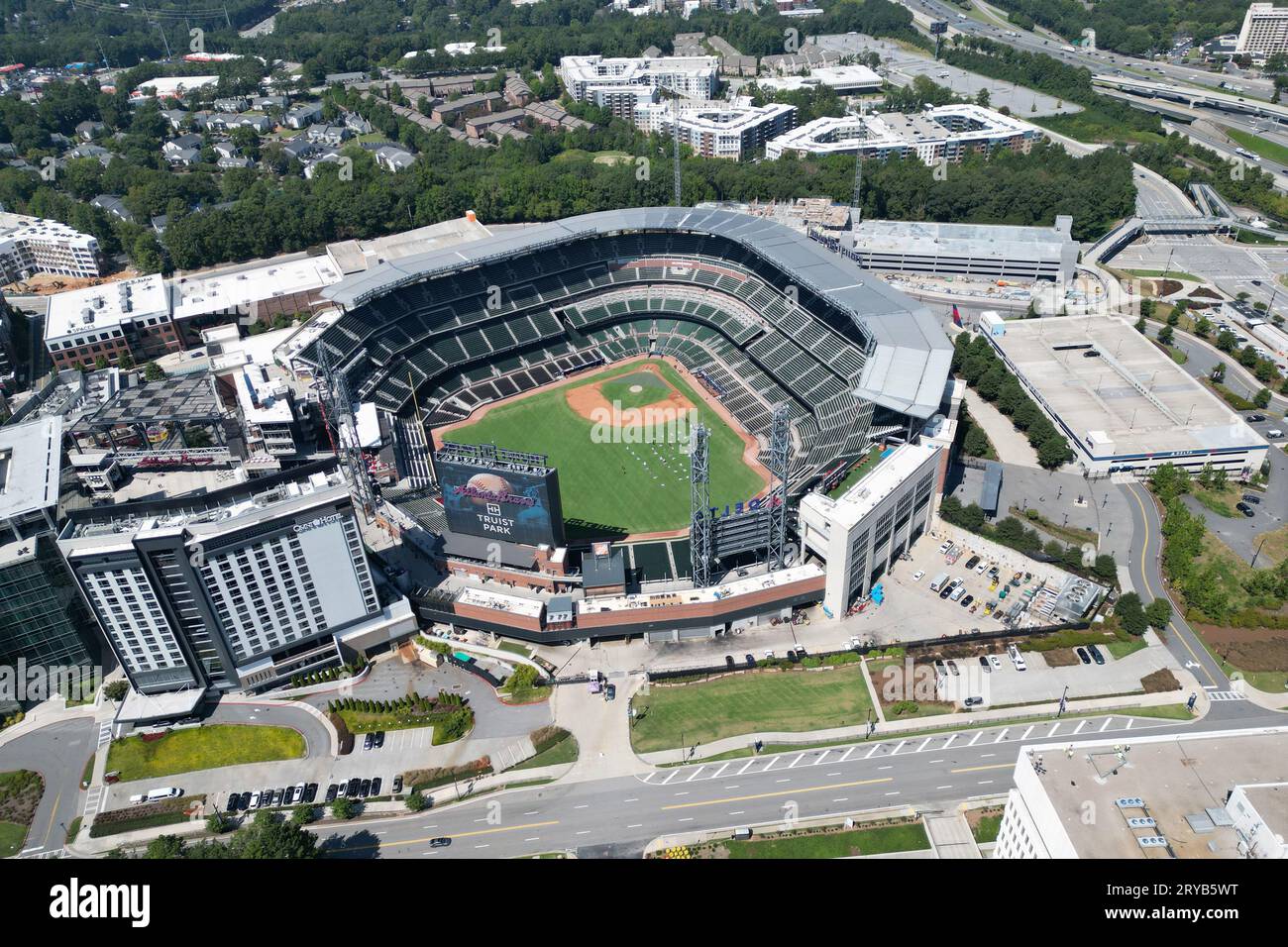 Truist park aerial hi-res stock photography and images - Alamy