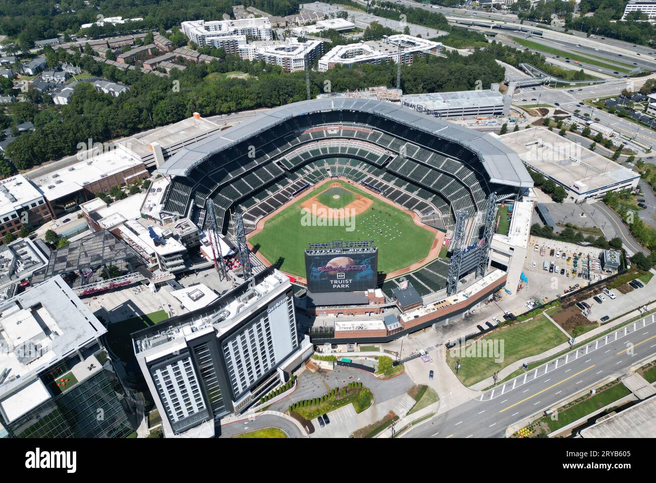 Truist park aerial hi-res stock photography and images - Alamy