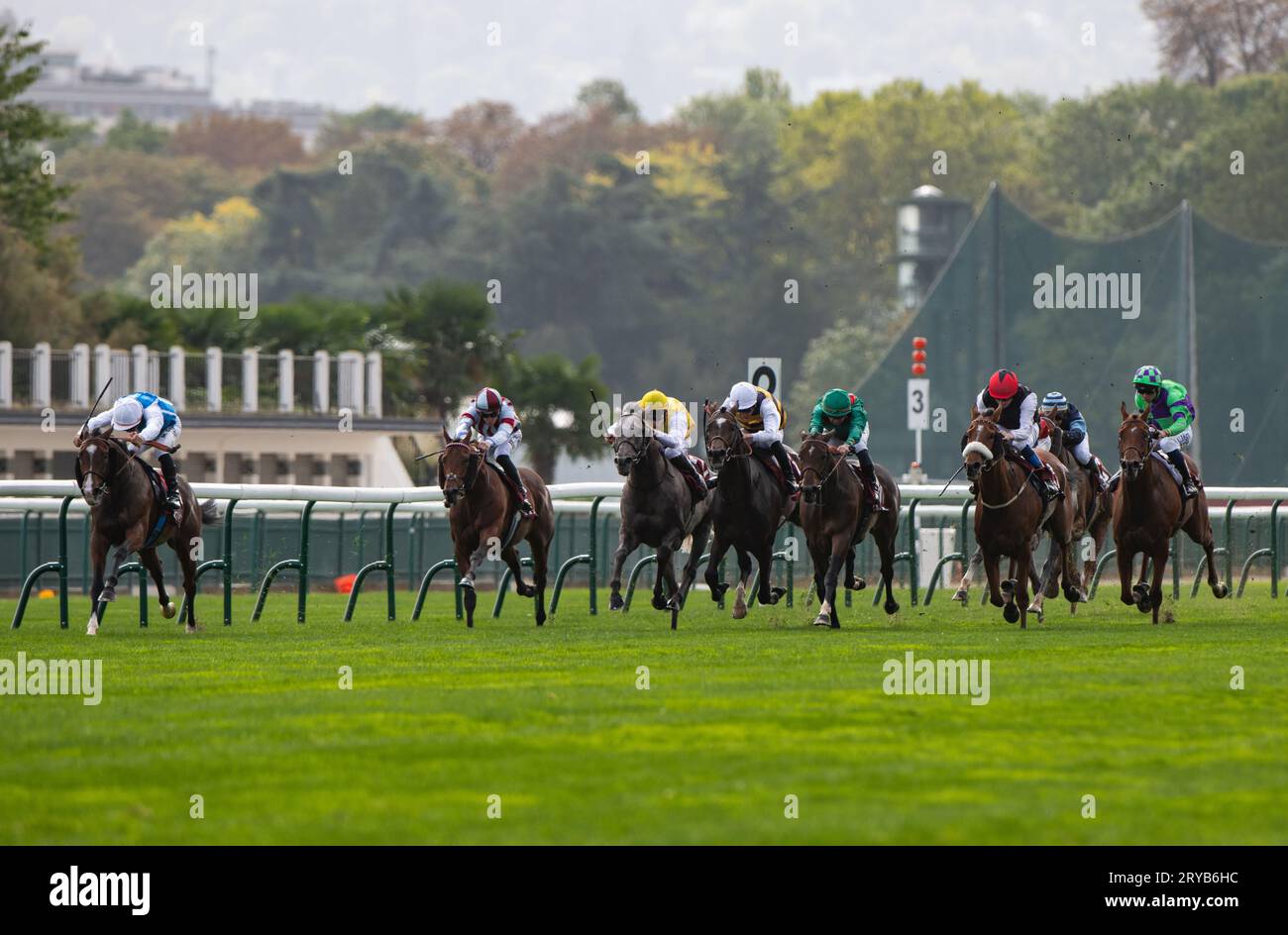 30th September 2023, Paris, France. Double Major and jockey Maxime ...