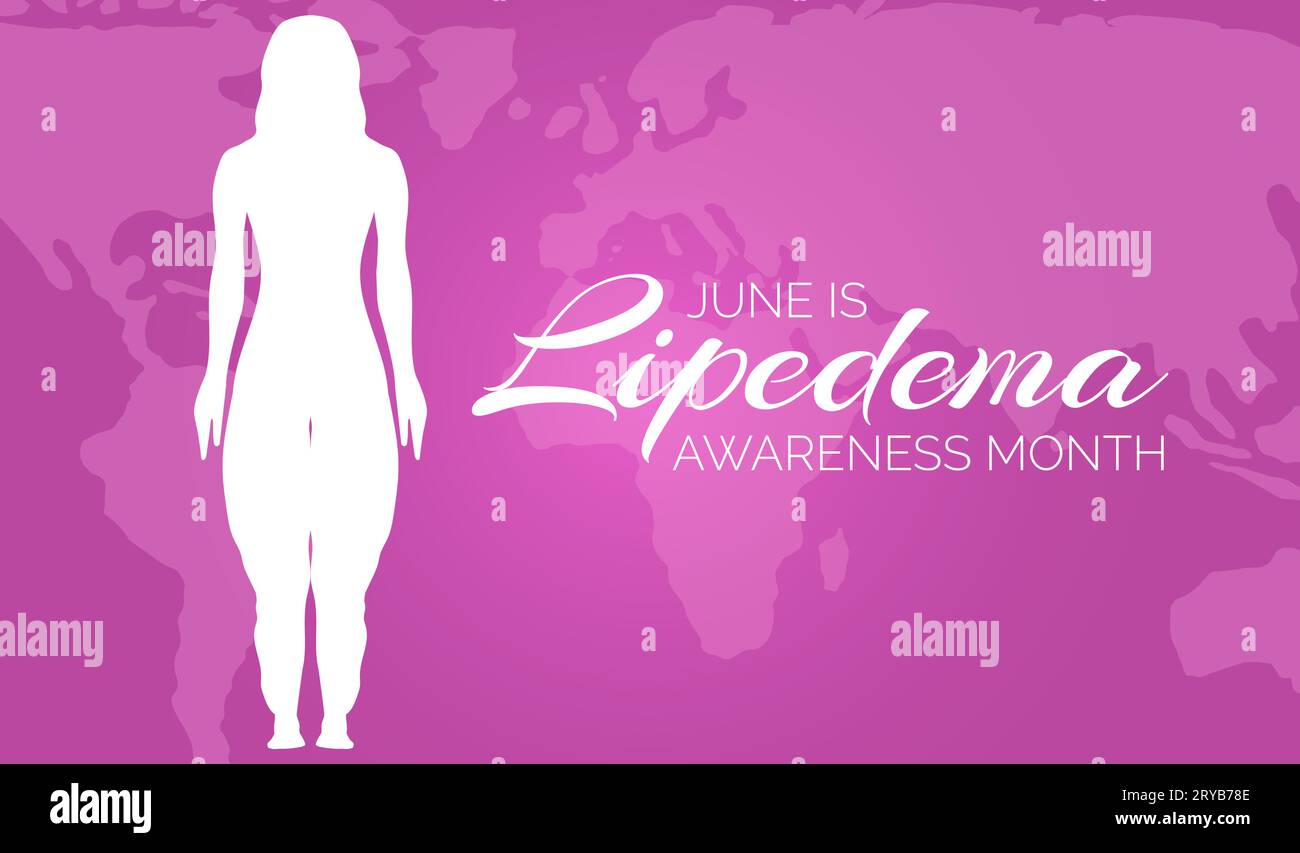 Lipedema Awareness Month Pink Background Illustration Banner Stock Vector Image & Art - Alamy