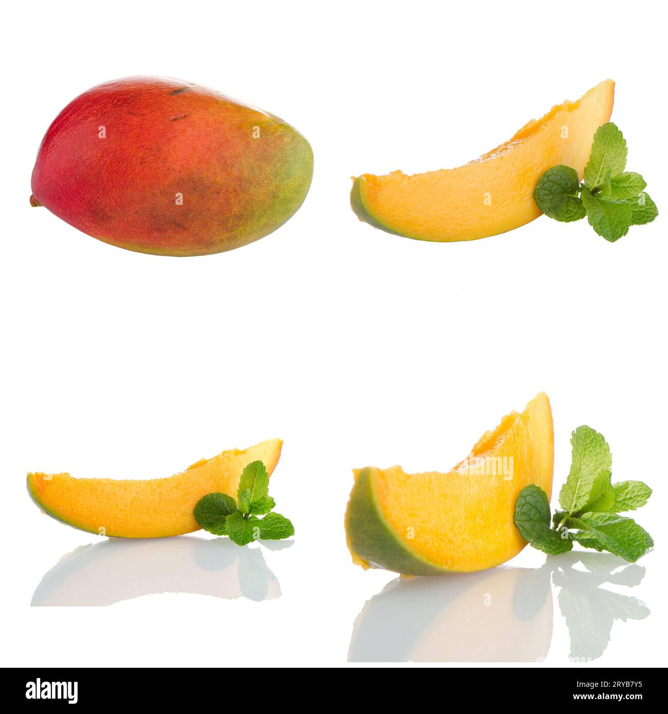 Set mango hi-res stock photography and images - Alamy