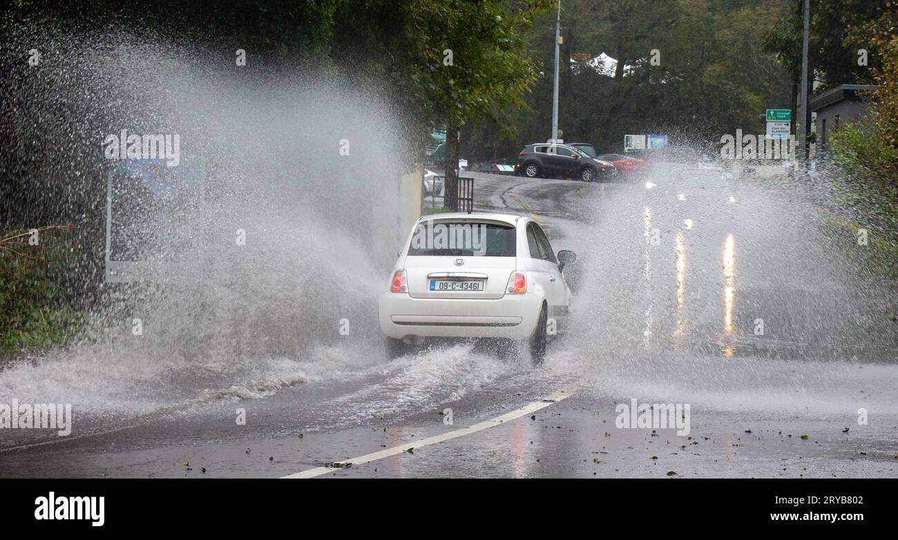 Cloudburst flooded roads hi-res stock photography and images - Alamy