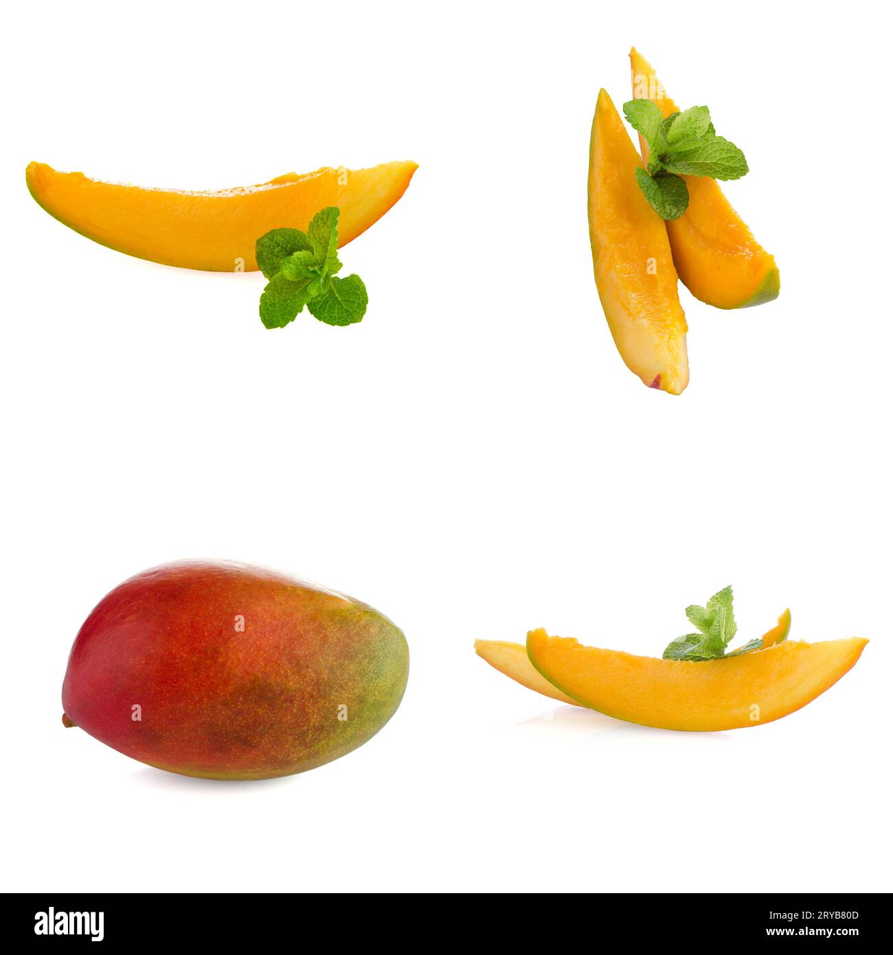 Set mango hi-res stock photography and images - Alamy