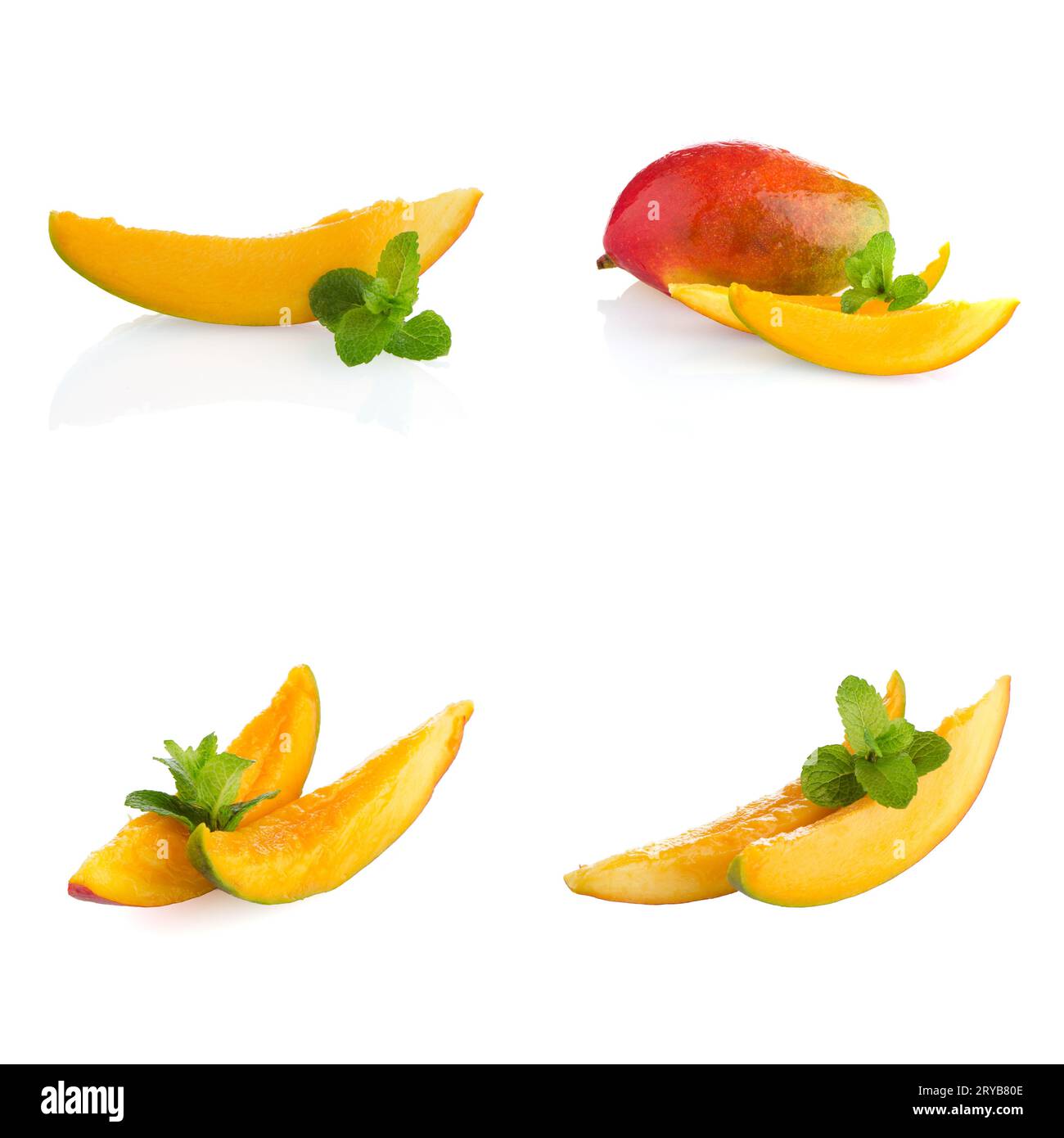 Set mango hi-res stock photography and images - Alamy