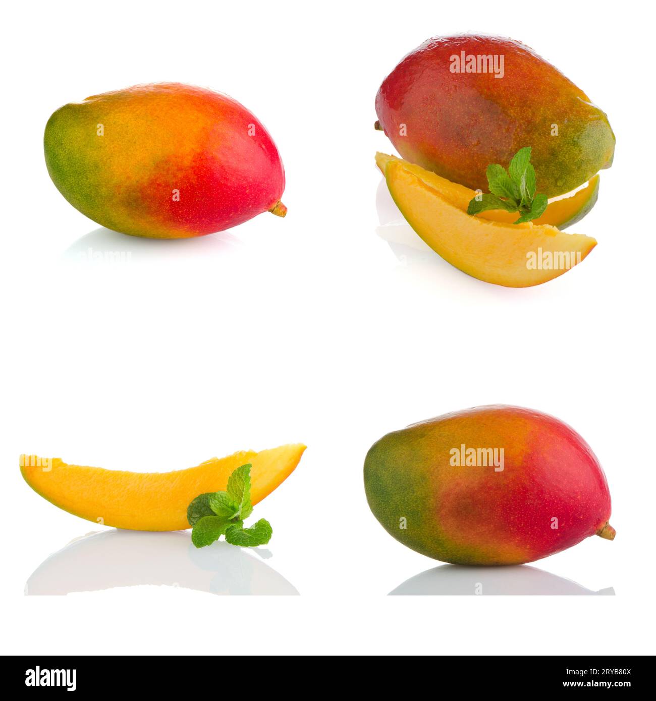 Set of mango fruit Stock Photo - Alamy