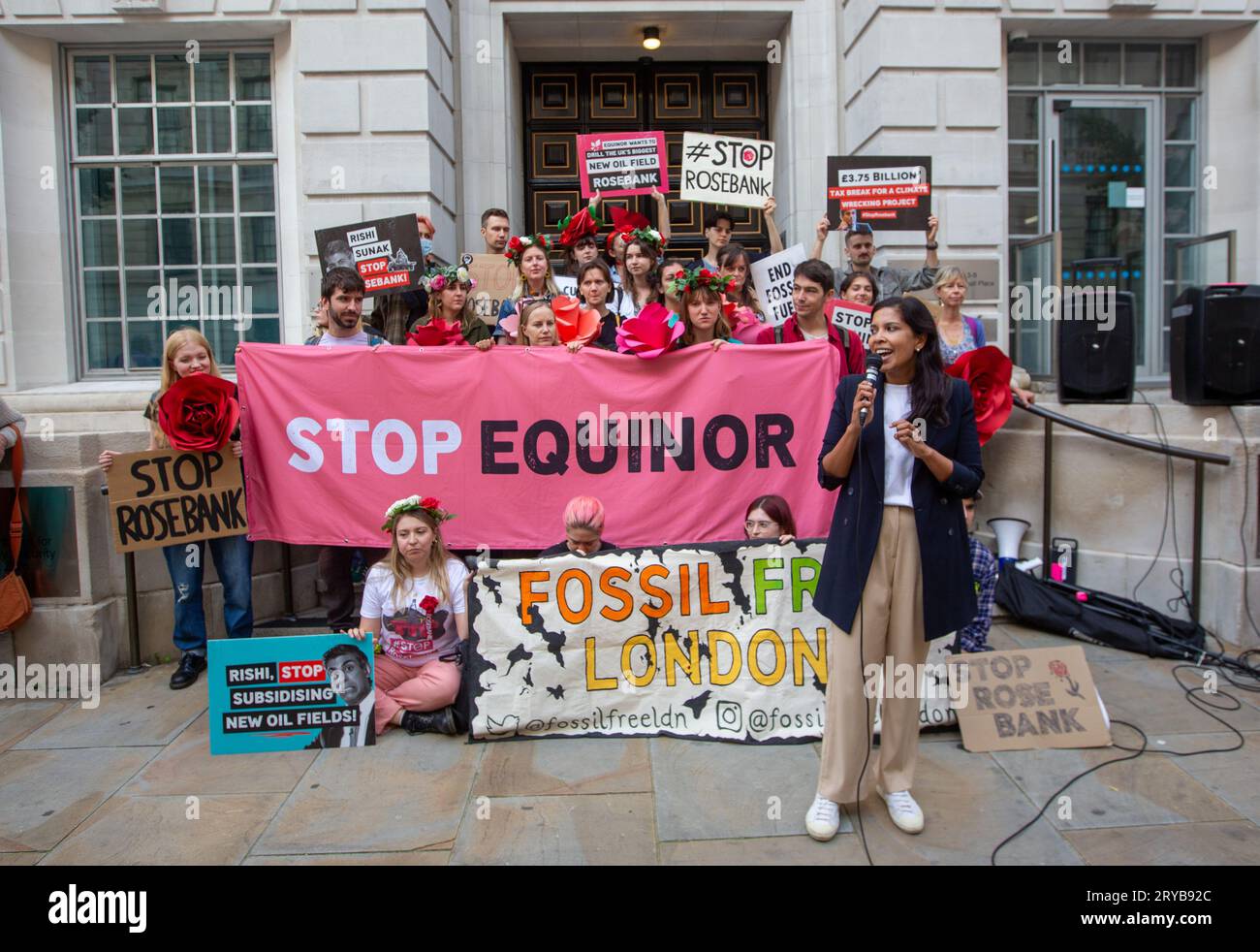 London, England, UK. 30th Sep, 2023. Extinction Rebellion activists ...