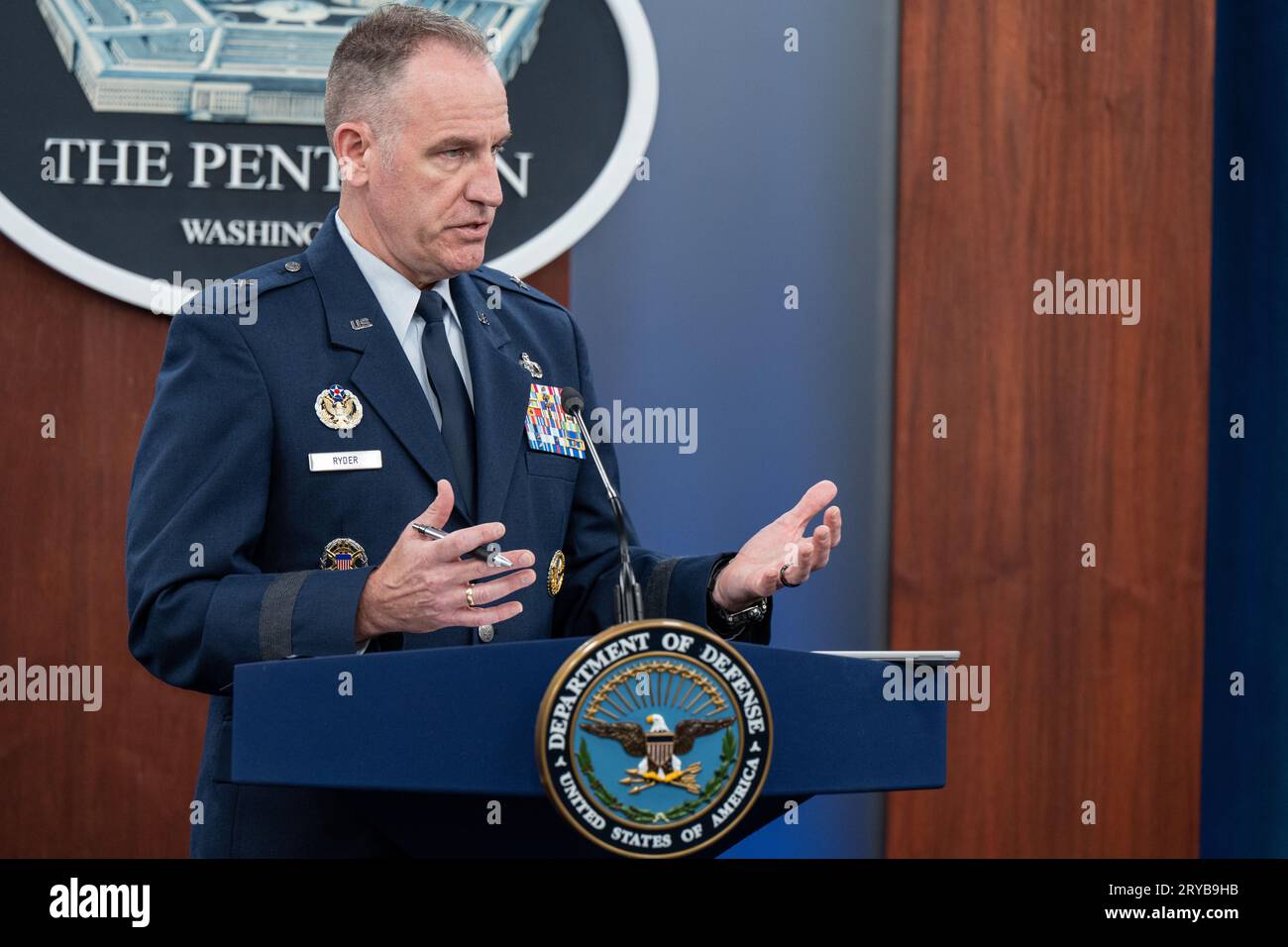 Brig gen pat ryder hi-res stock photography and images - Alamy