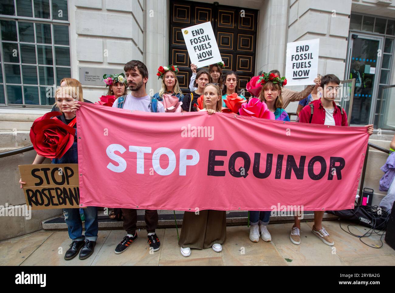 London, England, UK. 30th Sep, 2023. Extinction Rebellion activists ...