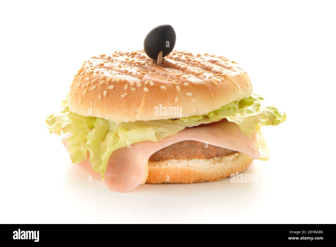 Colorful hamburger hi-res stock photography and images - Alamy