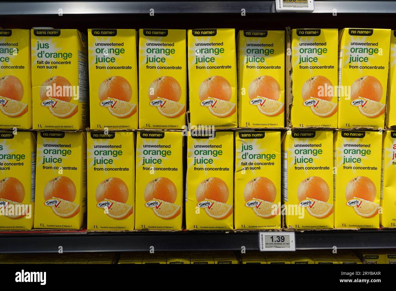 orange juice in carton Stock Photo - Alamy