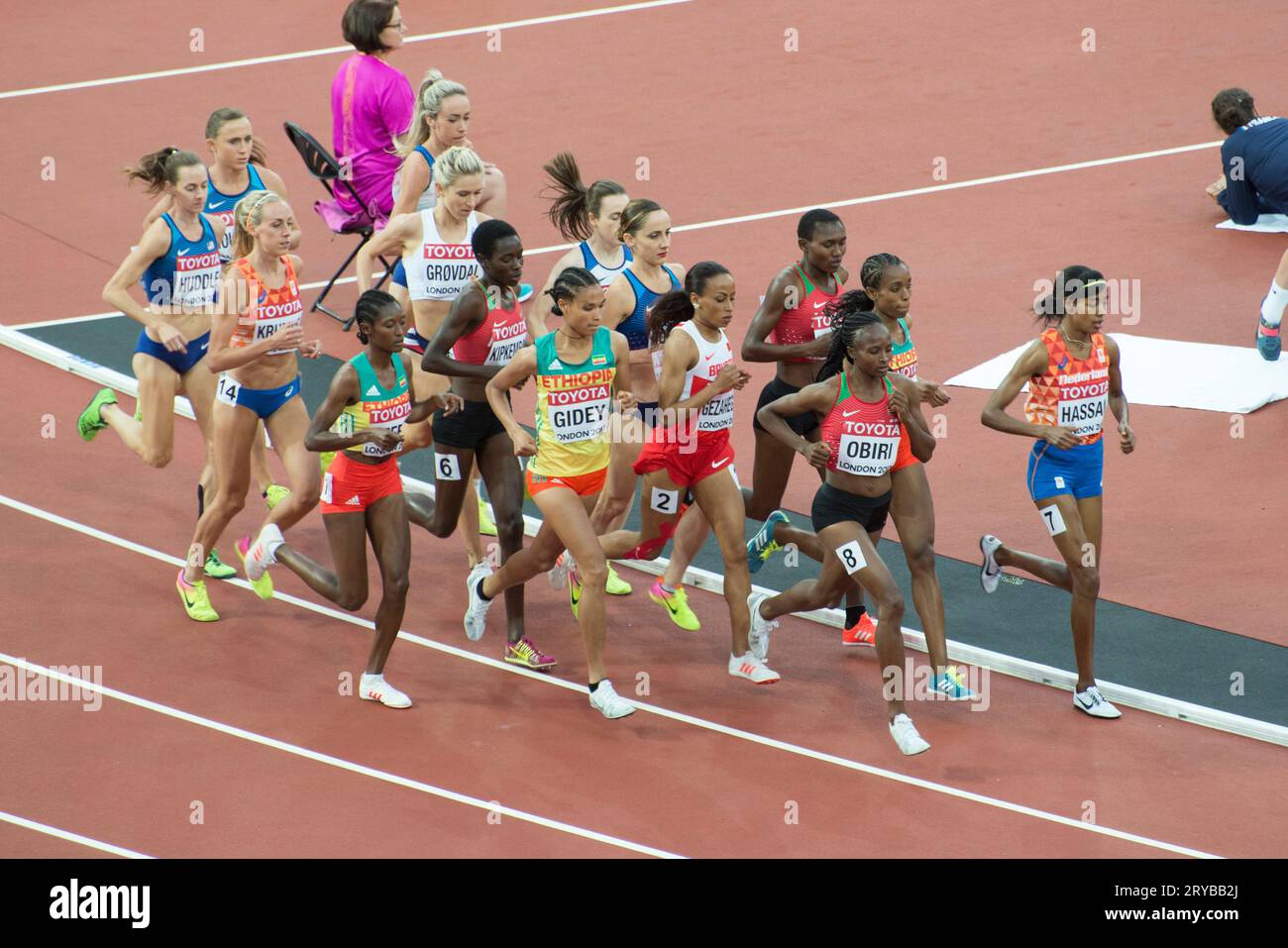 Women's 5000 Metres final - London 2017 World Athletics Championship ...