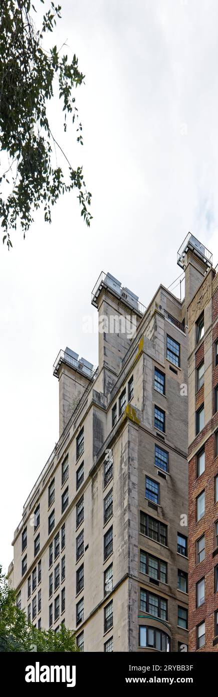 Charles A. Platt designed 120 East End Avenue in International style ...