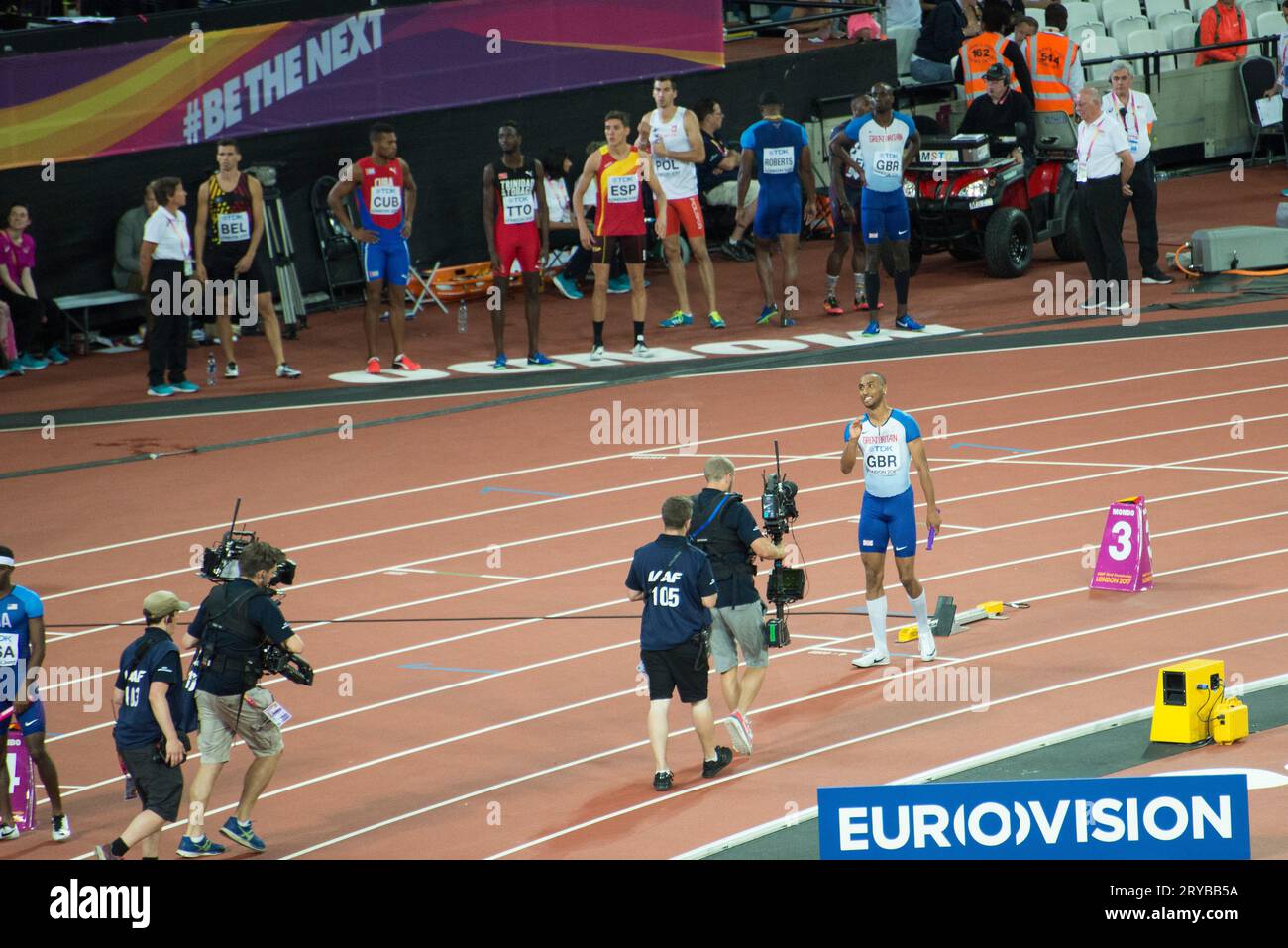 Men's 4x400 Metres Final - London 2017 World Athletics Championship ...
