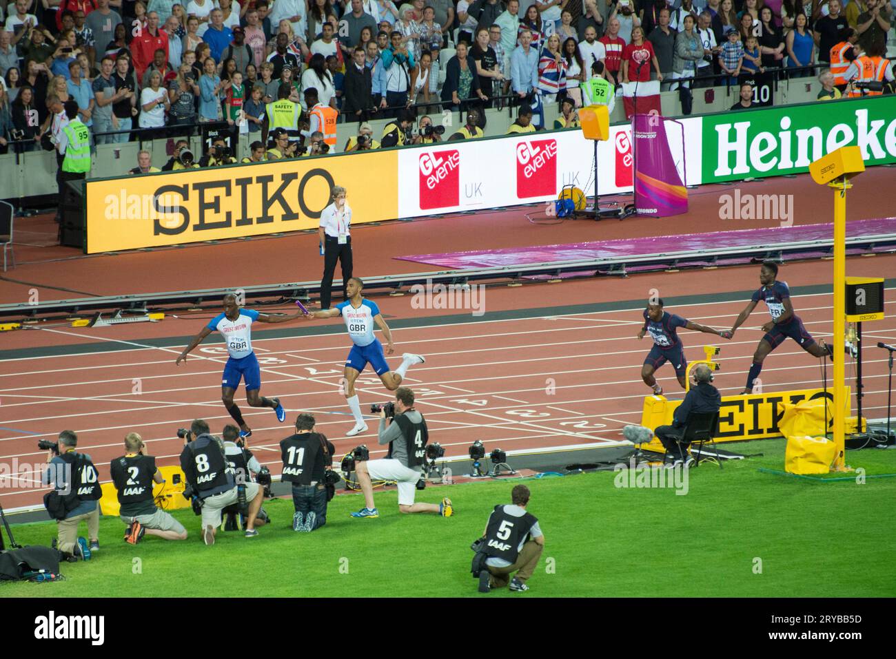 Men's 4x400 Metres Final - London 2017 World Athletics Championship ...