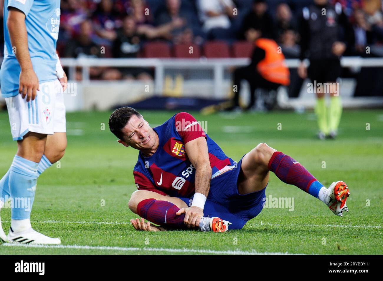 Barcelona, Spain. 23th Sep, 2023. Robert Lewandowski in action during ...