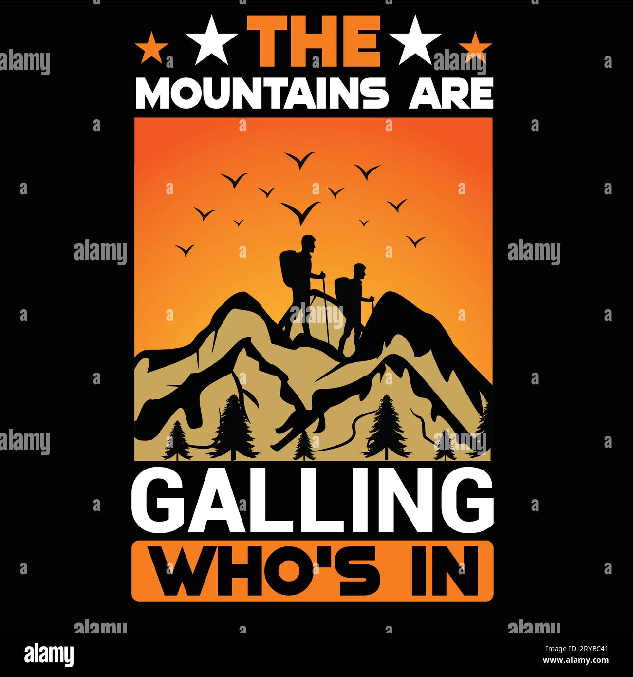 T mountain logo hi-res stock photography and images - Alamy