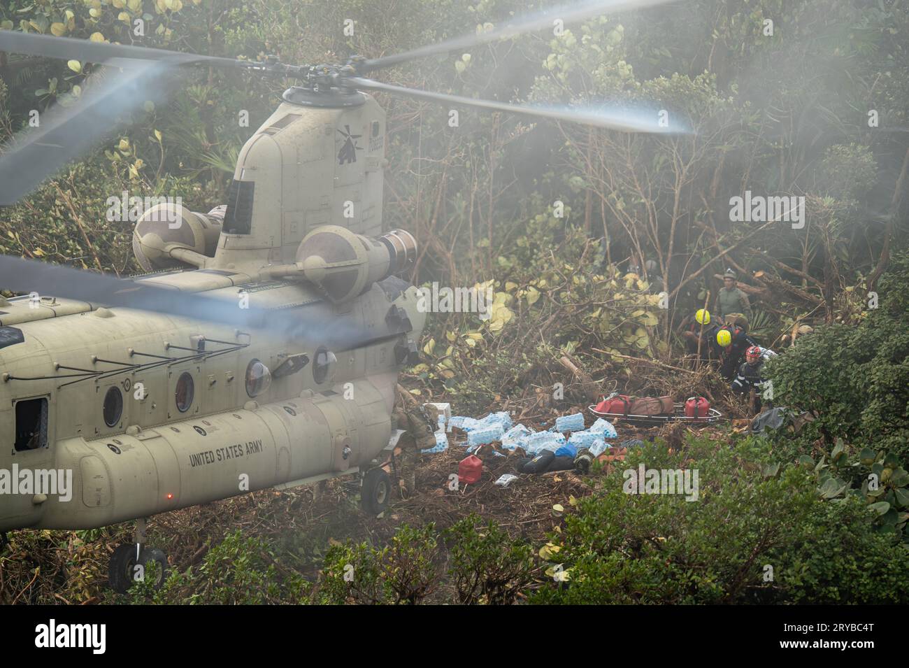Olaon District, Panama. 22 September, 2023. A U.S Army CH-47 Chinook ...