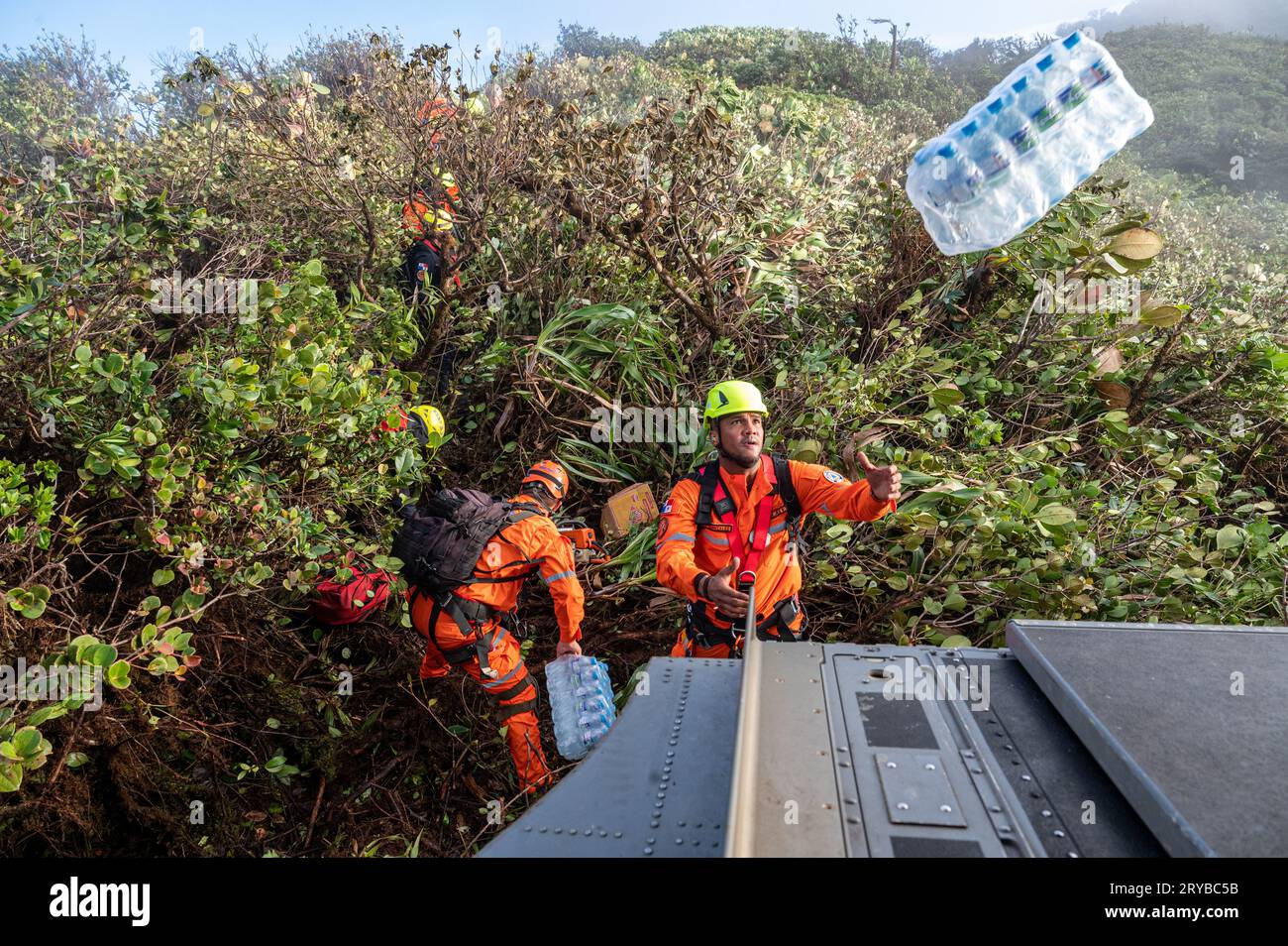 Olaon District, Panama. 13 September, 2023. Panama search and rescue ...