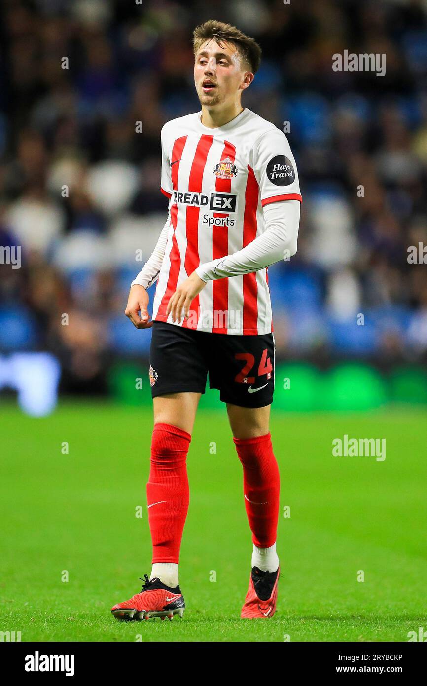 Sheffield, UK. 29th Sep, 2023. Sunderland midfielder Dan Neil (24 ...